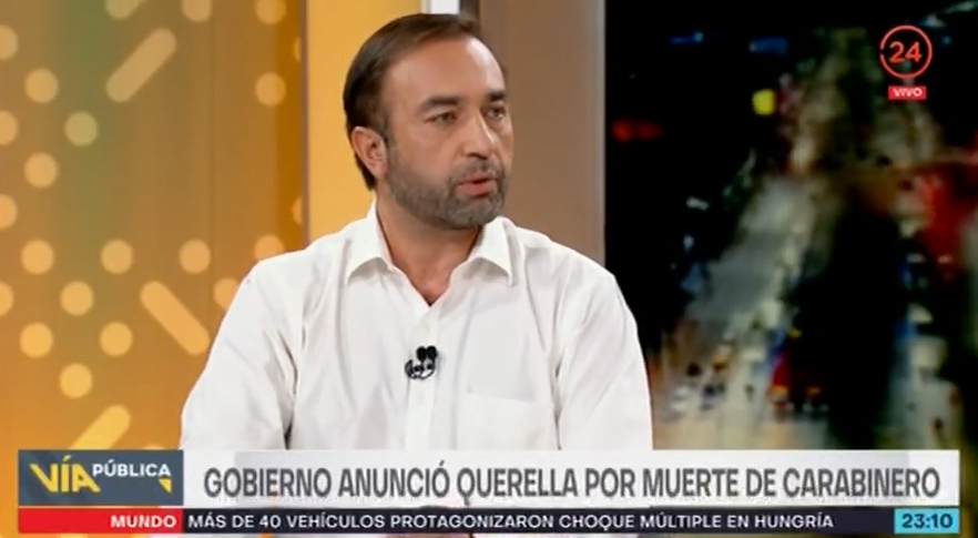 Rodrigo Arellano comenta querella del Gobierno por muerte de carabinero ...