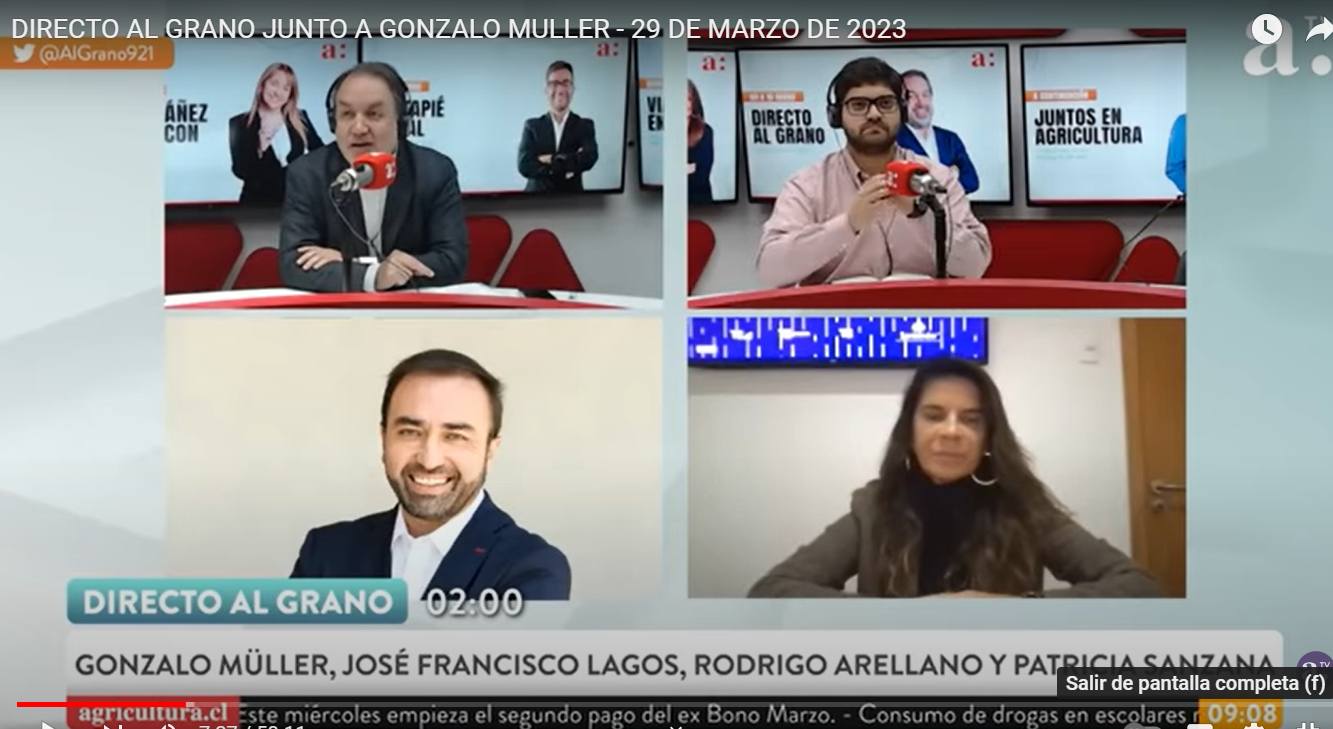 Gonzalo Müller y Rodrigo Arellano comentan en Radio Agricultura sobre ...