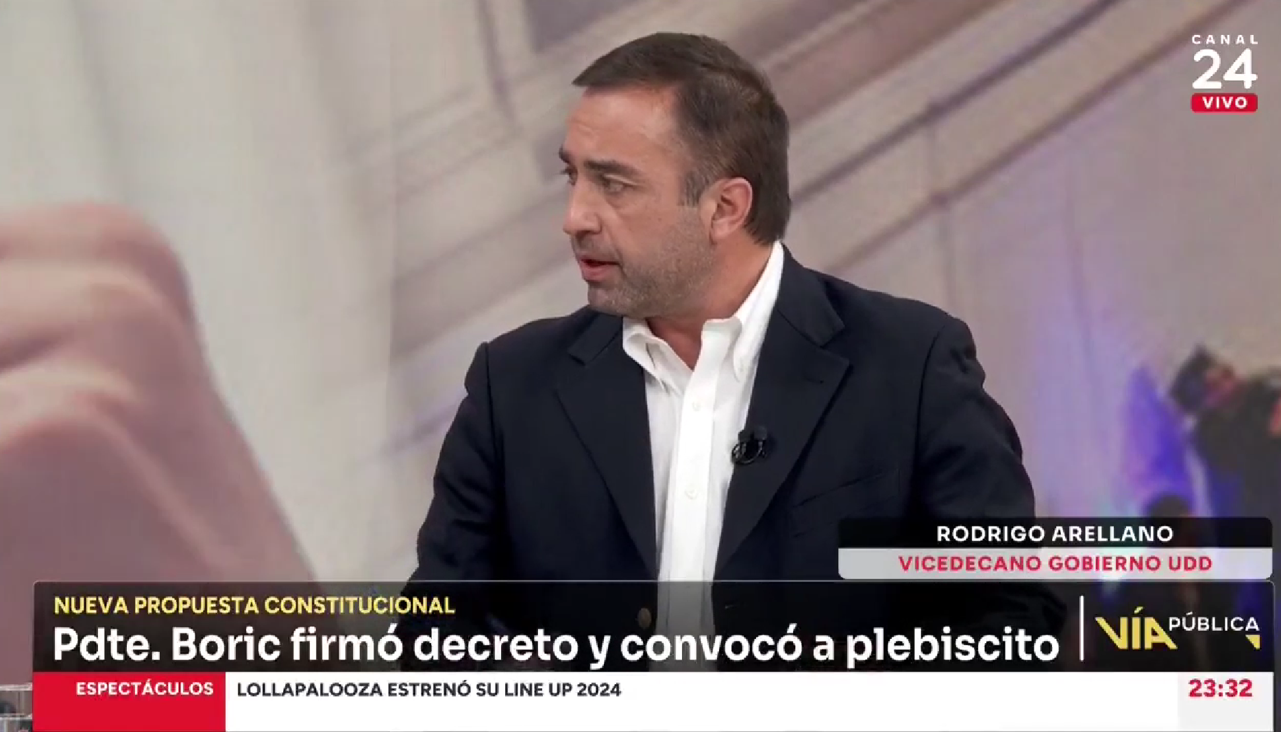 Rodrigo Arellano en panel de 24 Horas TVN: analizan nueva propuesta ...