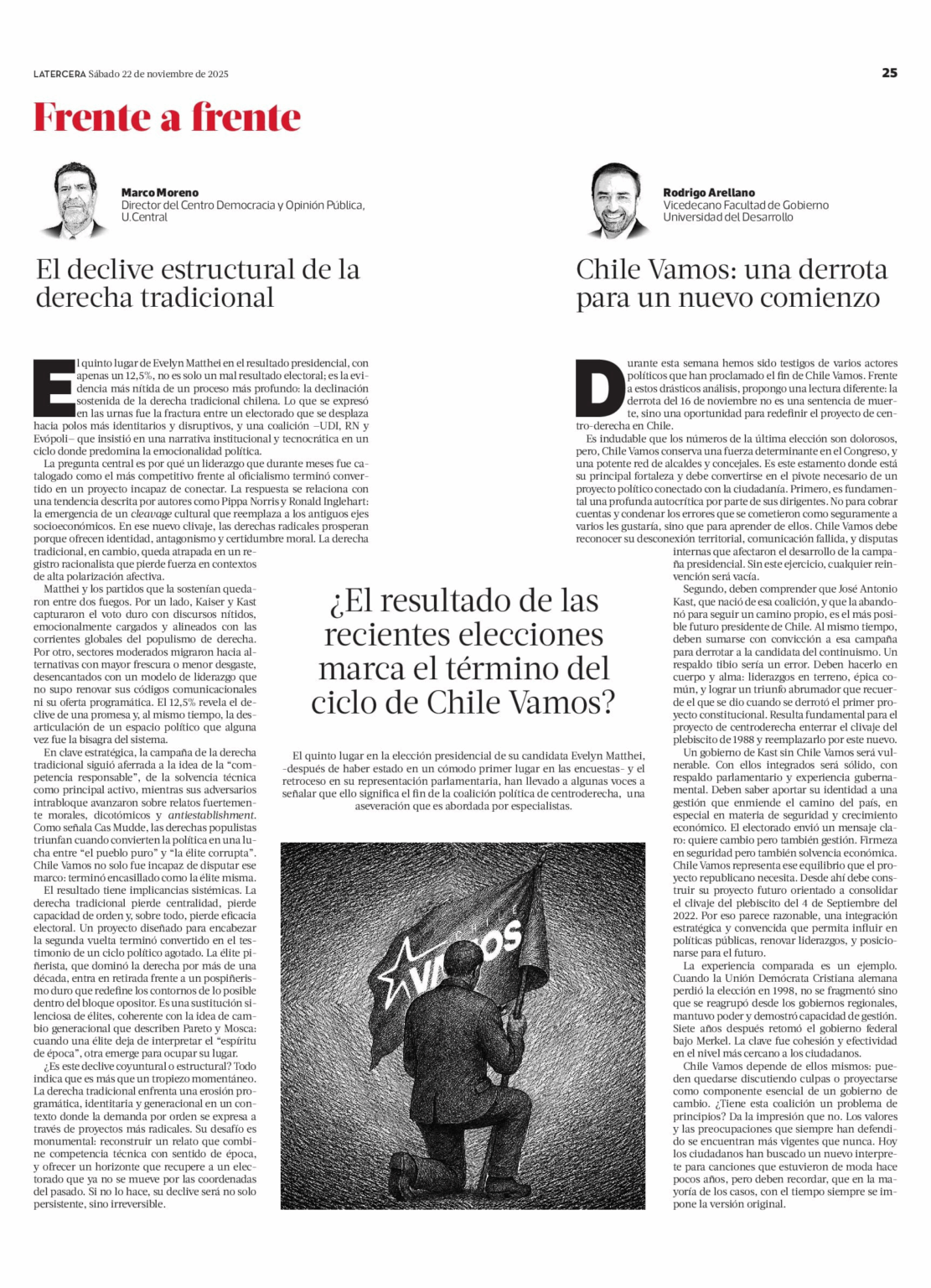 La Tercera | Columna de opinión de Rodrigo Arellano: Chile Vamos: una ...